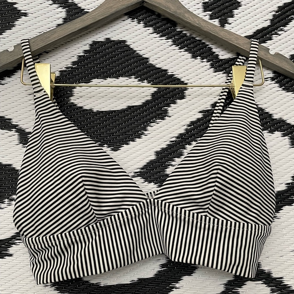 Aerie Longline Triangle Bikini Top Large - Gem